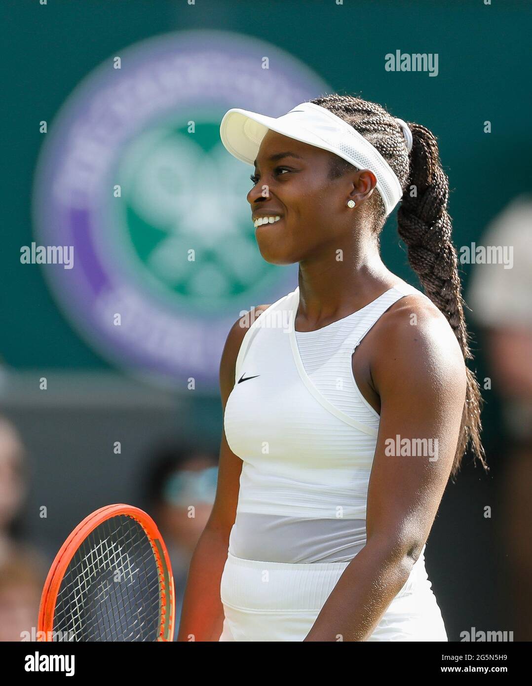 Sloane stephens wimbledon 2021 hi-res stock photography and images - Alamy