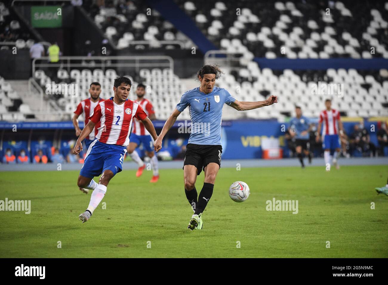 Rio de Janeiro-Brazil 28 jun 2021, Copa America Uruguay v Paraguay ...