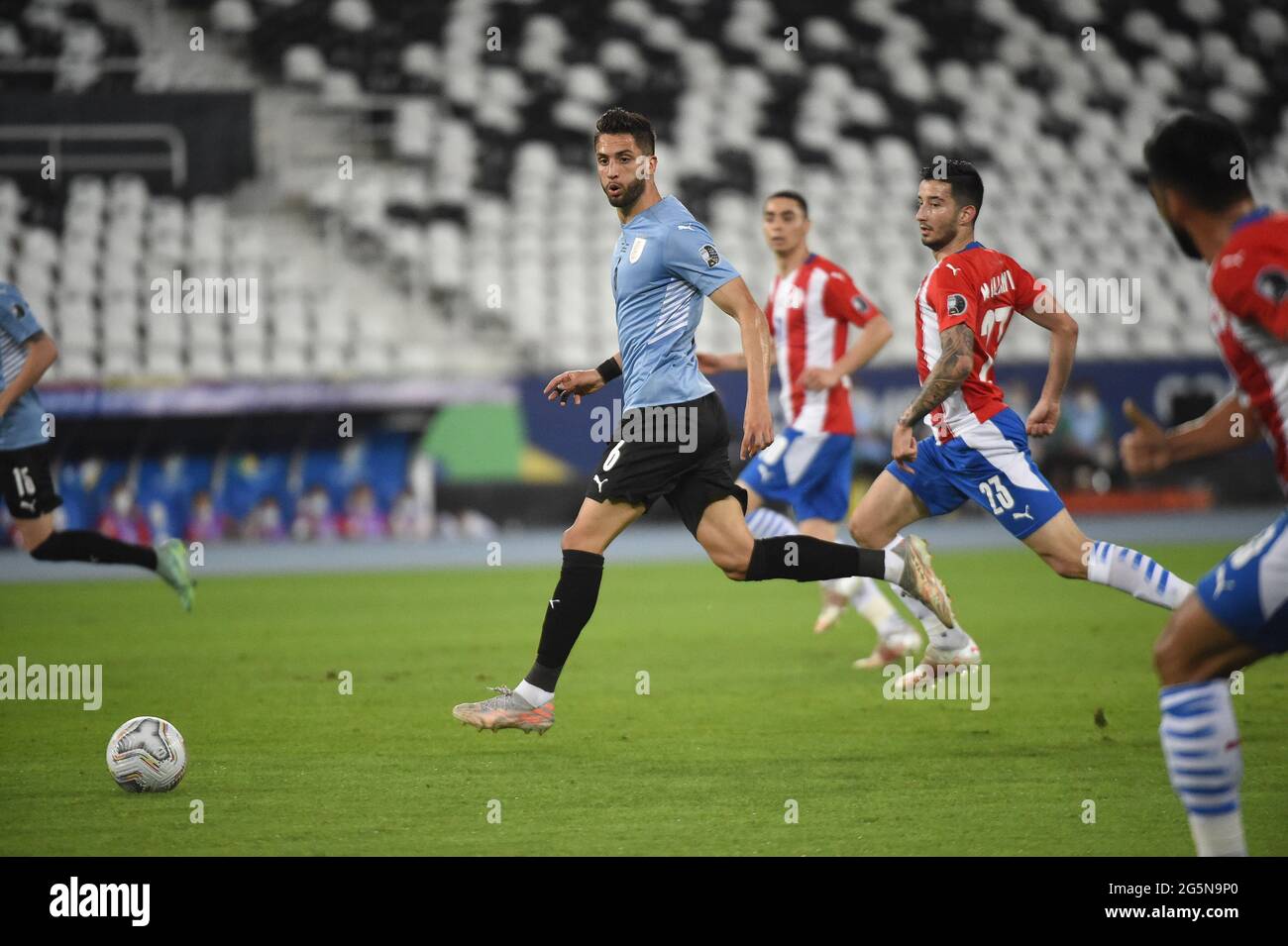 Rio de Janeiro-Brazil 28 jun 2021, Copa America Uruguay v Paraguay ...