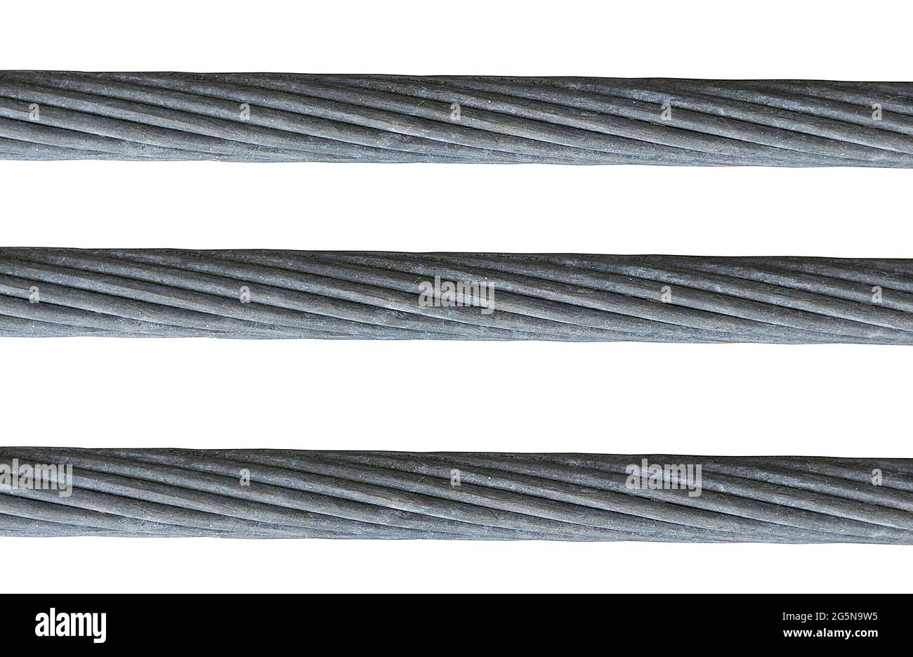 steel wire rope cable,steel cable isolated on white background Stock ...