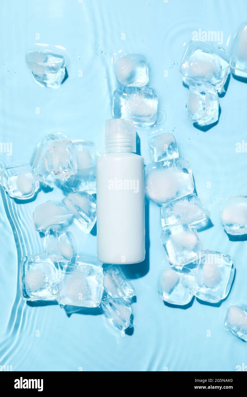 Bottle cosmetic product ice hi-res stock photography and images - Alamy