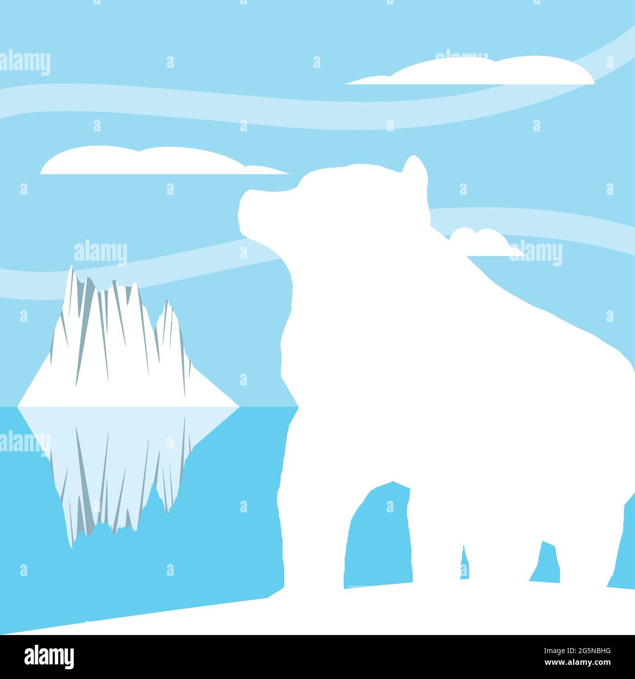 Polarbear fur Stock Vector Images - Alamy