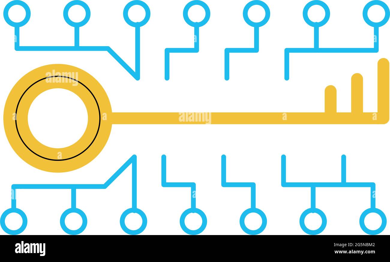 key in circuit cybersecurity technology Stock Vector Image & Art - Alamy