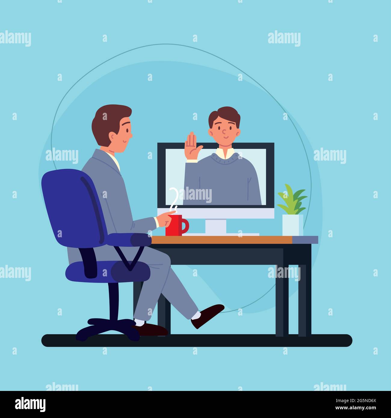 Interview interviewee Stock Vector Images - Alamy