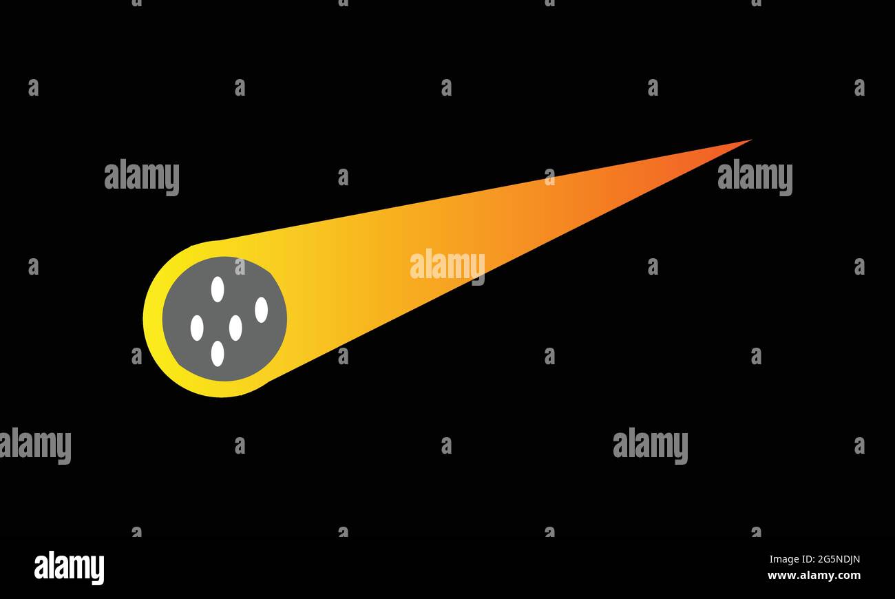 Asteroid icon logo design vector template illustration Stock Vector ...