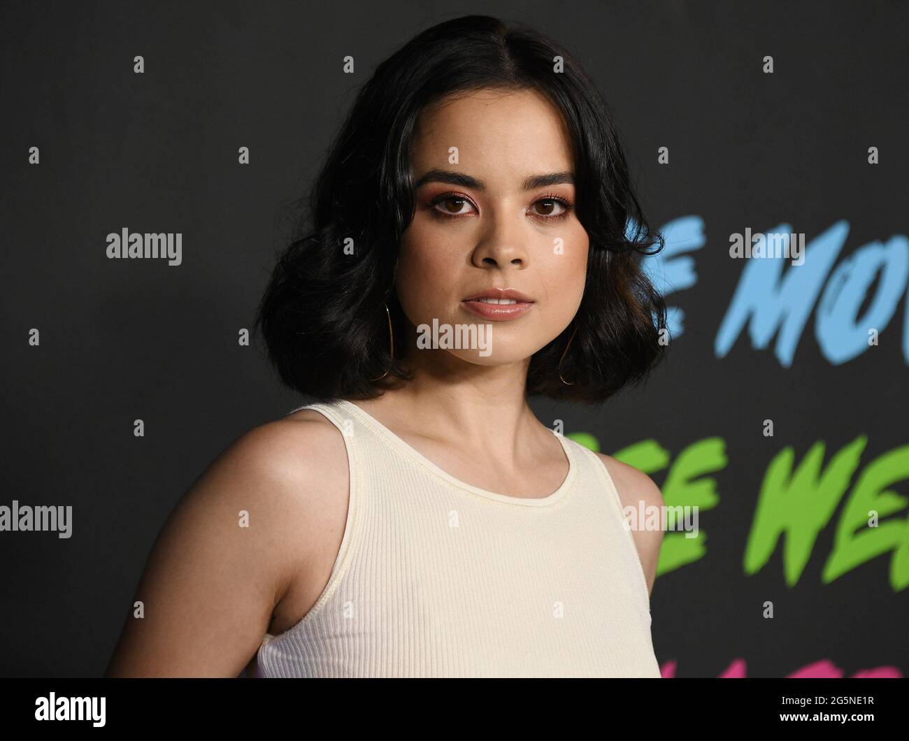 Julia Rehwald arrives at the FEAR STREET TRILOGY Premiere held at the LA State Historic Park in ...