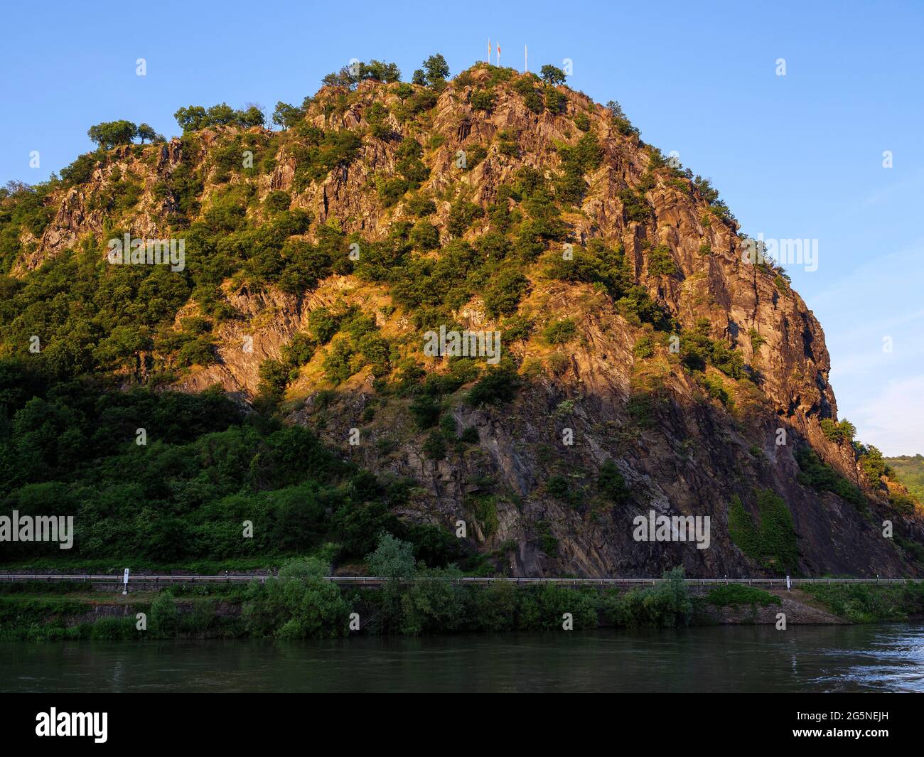 Loreley at river Rhine, Rhineland-Palatinate, Germany, Europe Stock ...