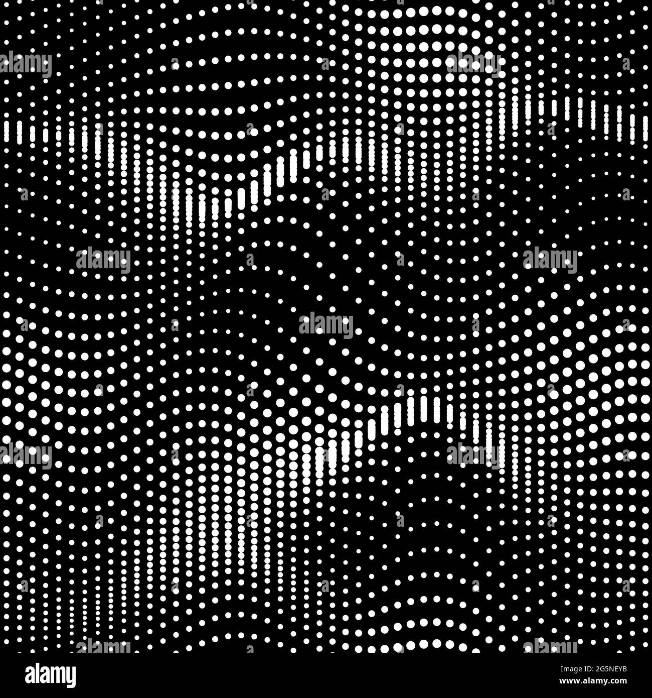 Seamless wavy array of dots pattern for print or digital use Stock ...