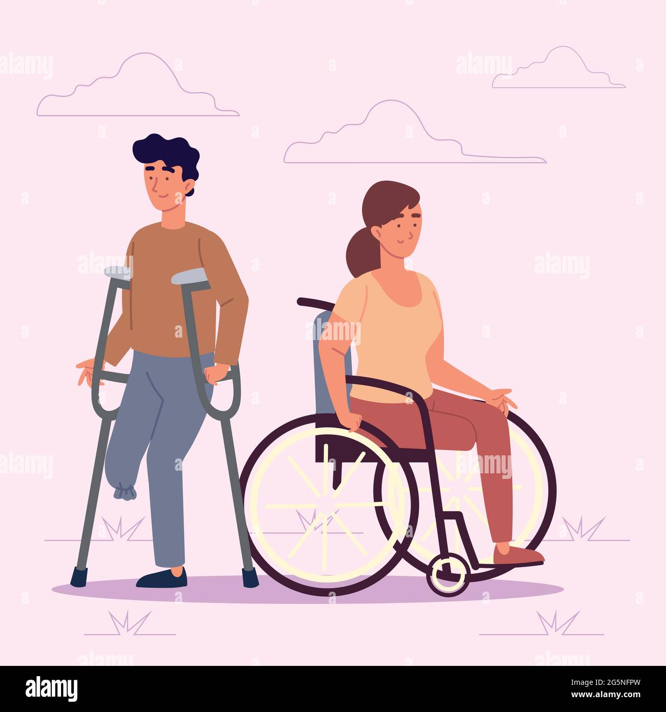 people with incapability Stock Vector Image & Art - Alamy