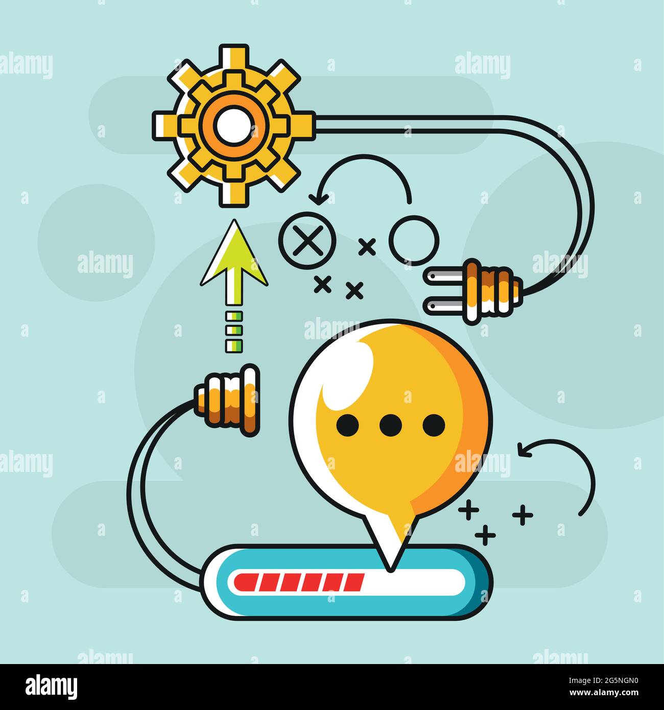 idea process creativity Stock Vector Image & Art - Alamy