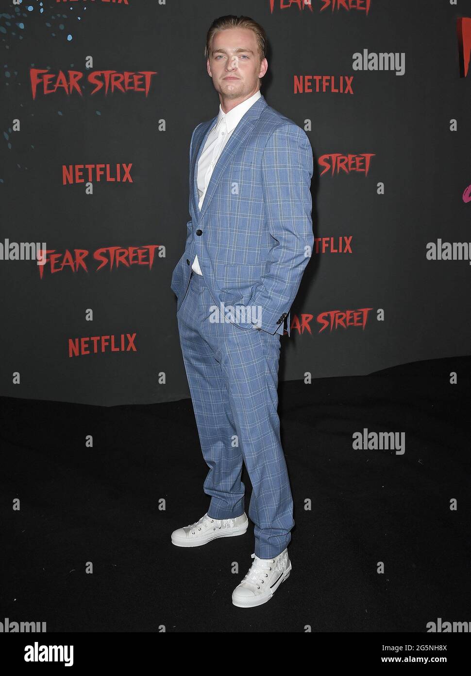 McCabe Slye arrives at the FEAR STREET TRILOGY Premiere held at the LA ...