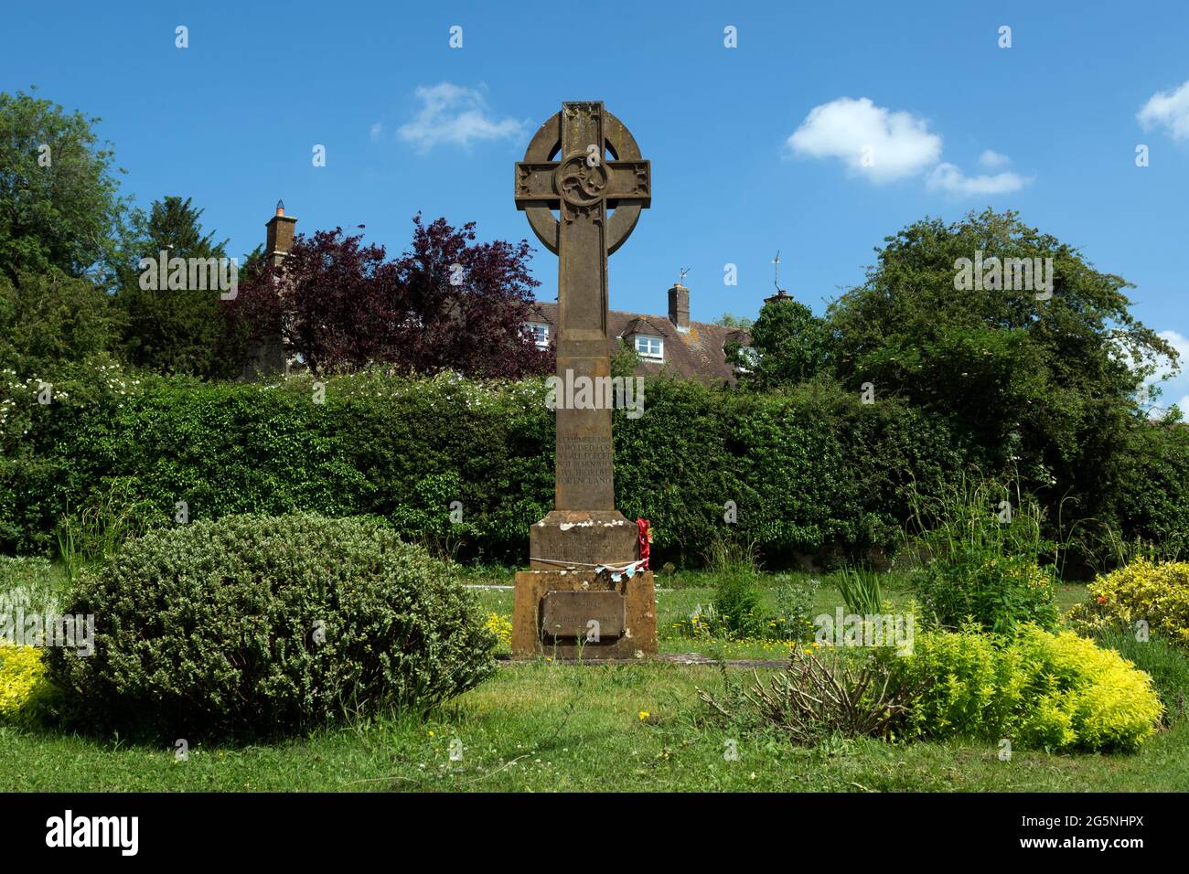 Helmdon village war memorial, Northamptonshire, England, UK Stock Photo ...