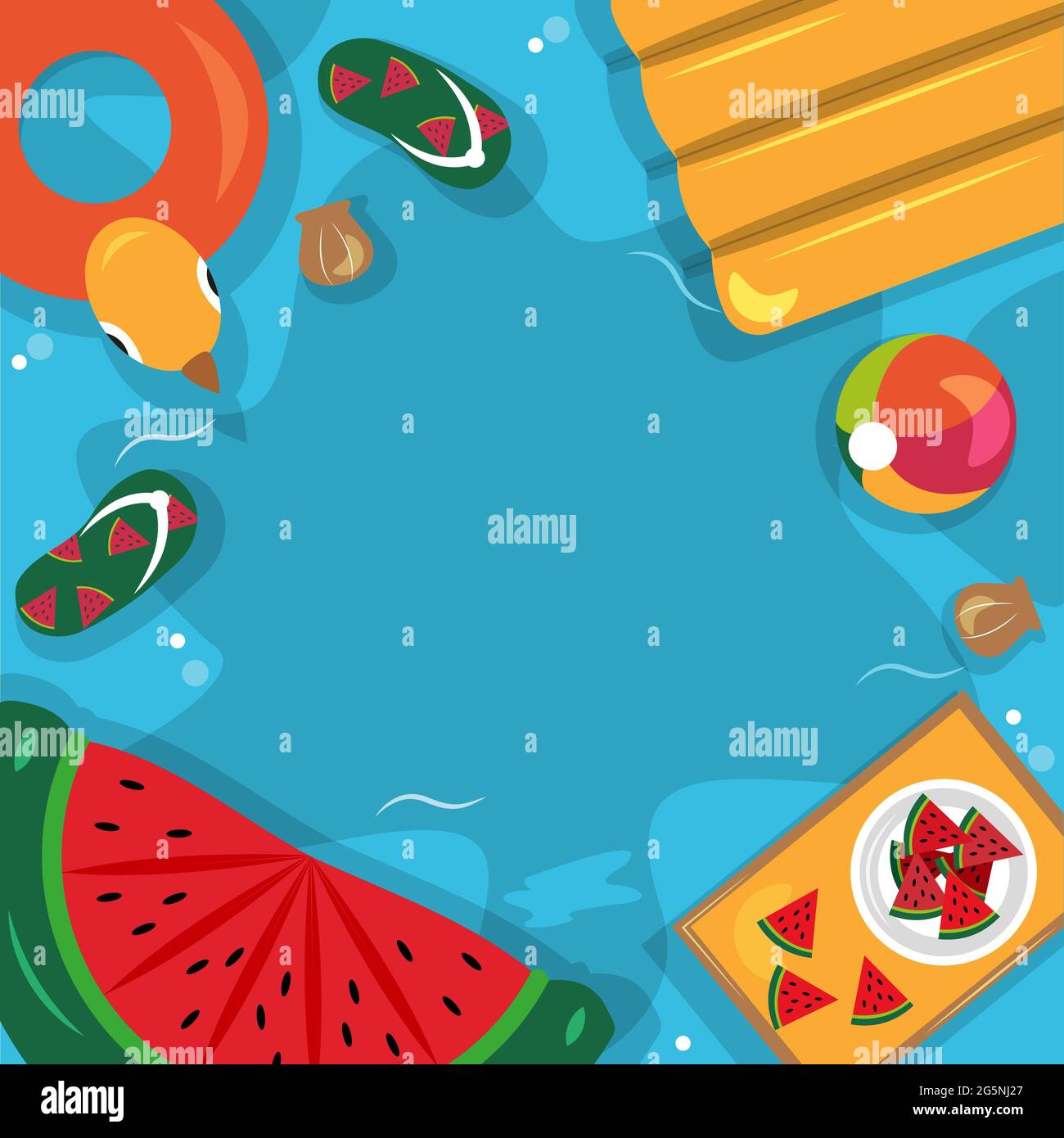 Duck top view Stock Vector Images - Alamy