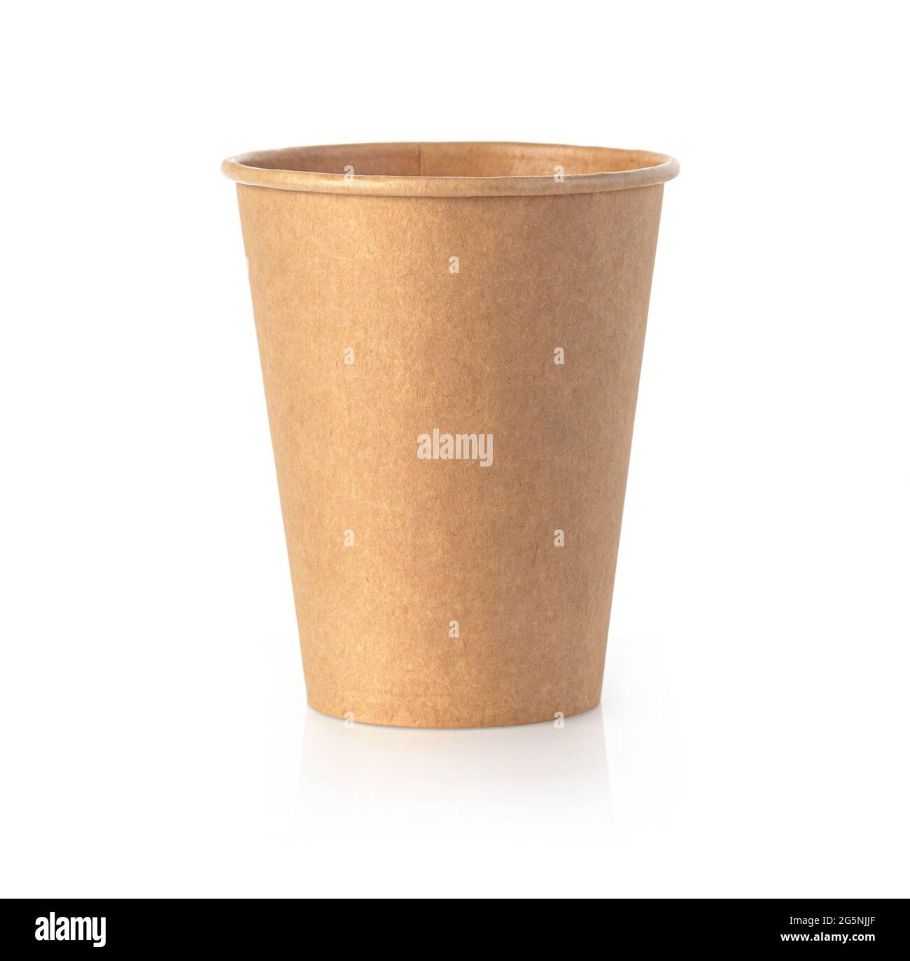 paper coffee cup on the white background Stock Photo - Alamy