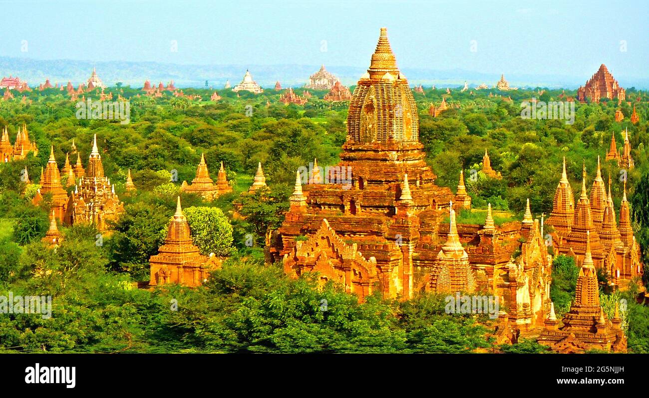 Temples of Bagan, Myanmar, over 2000 preserved Temples, Temples of ...