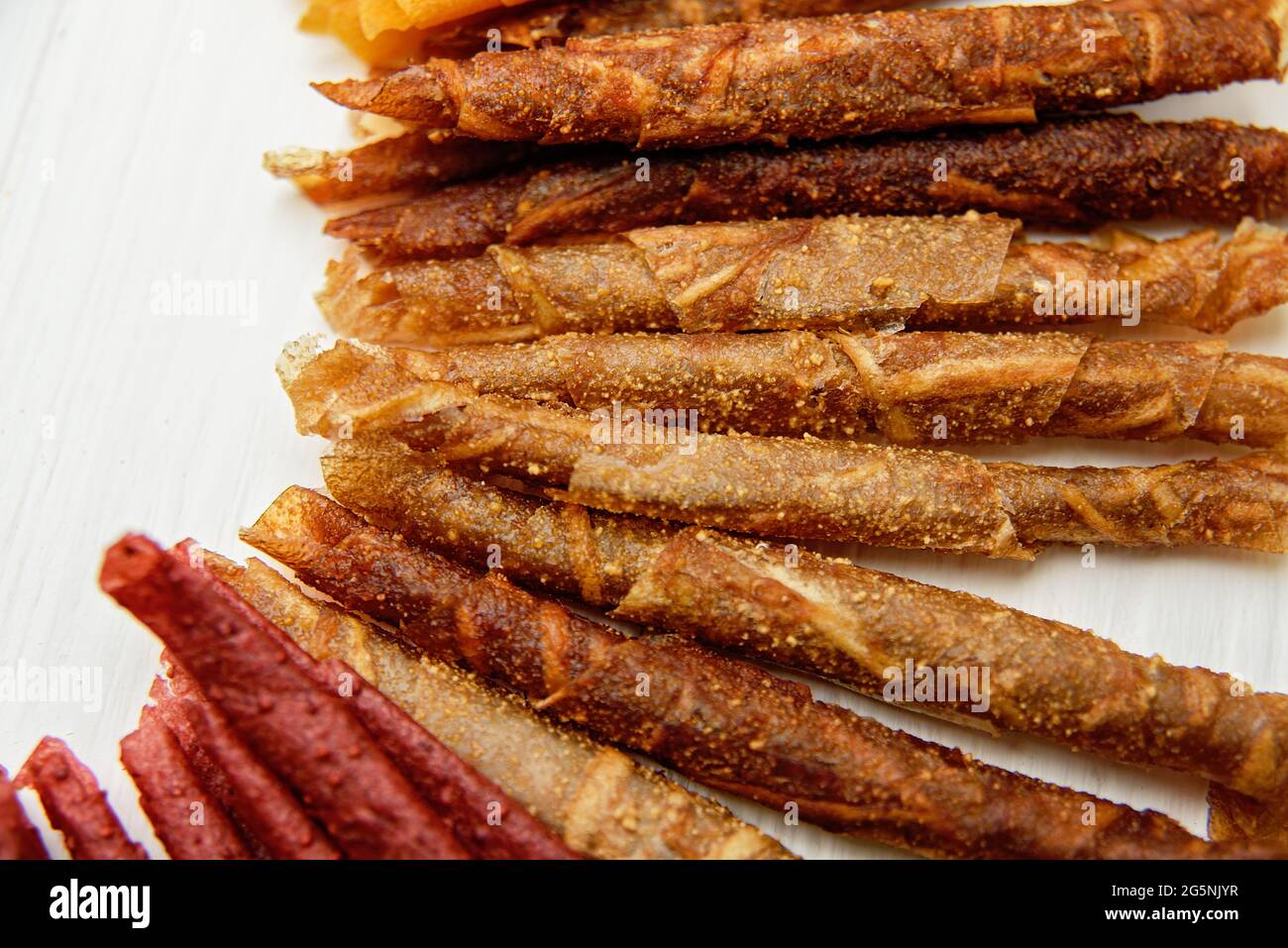Sweet pureed fruit pastille. Fruit roll-ups homemade. Natural sweets ...