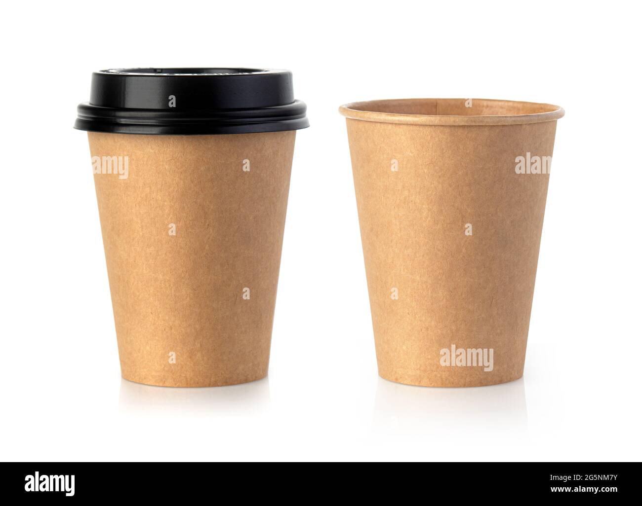 paper coffee cup i on the white background Stock Photo - Alamy