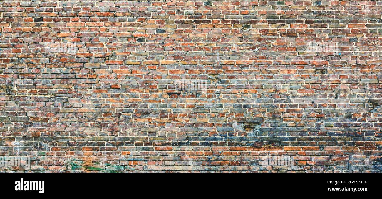 Colorful bricks wallpaper hi-res stock photography and images - Alamy