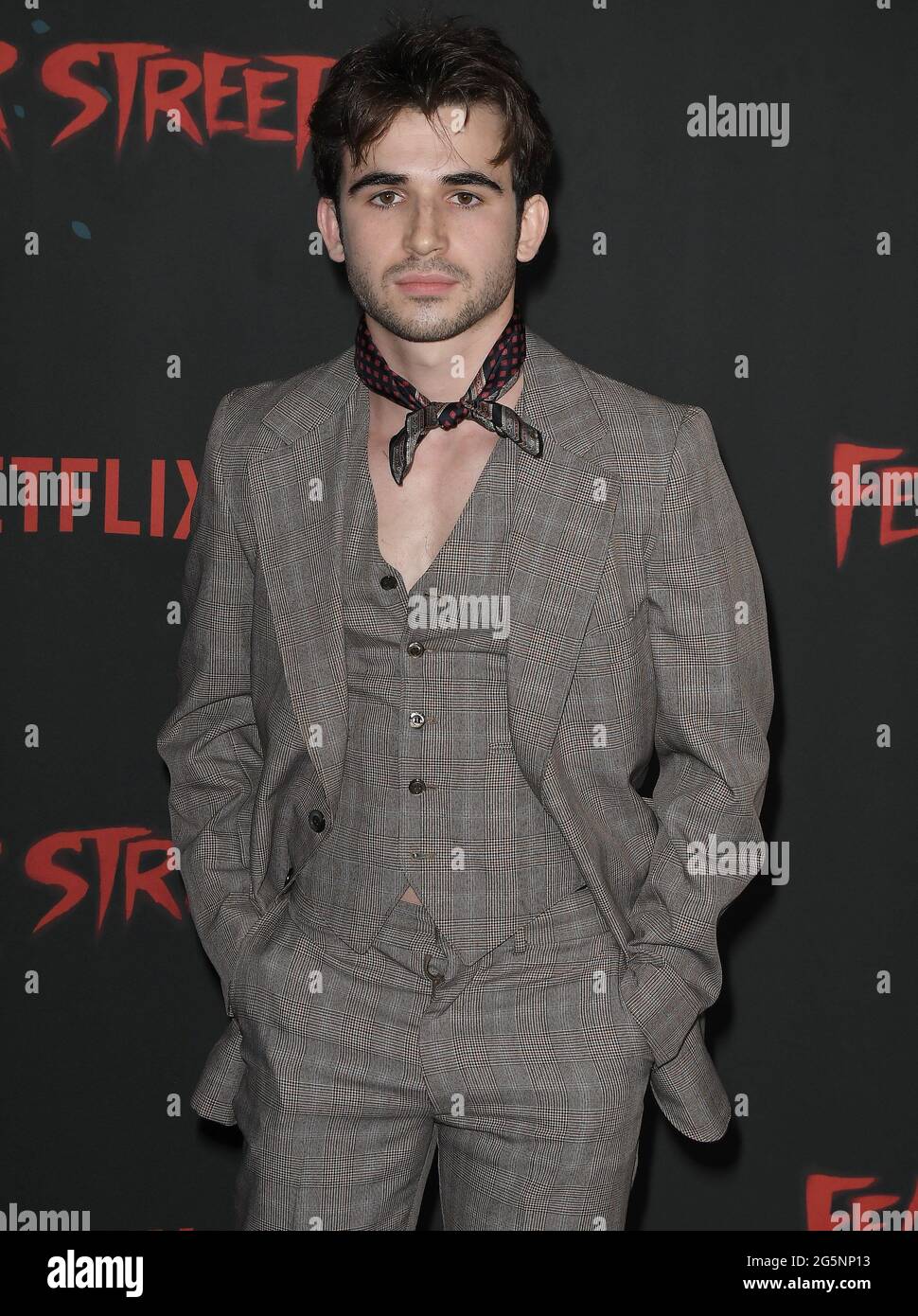 Los Angeles, USA. 28th June, 2021. Ted Sutherland arrives at the FEAR ...