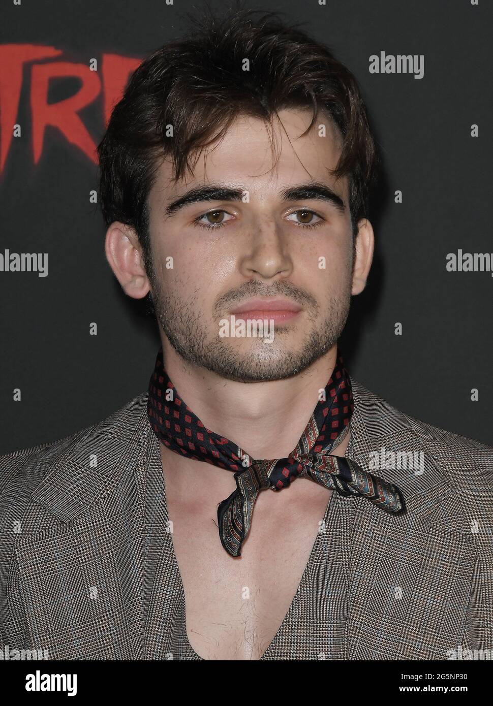Ted Sutherland arrives at the FEAR STREET TRILOGY Premiere held at the ...