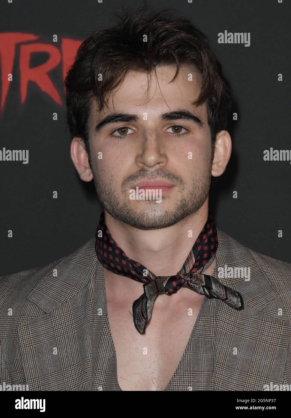 Ted Sutherland arrives at the FEAR STREET TRILOGY Premiere held at the ...