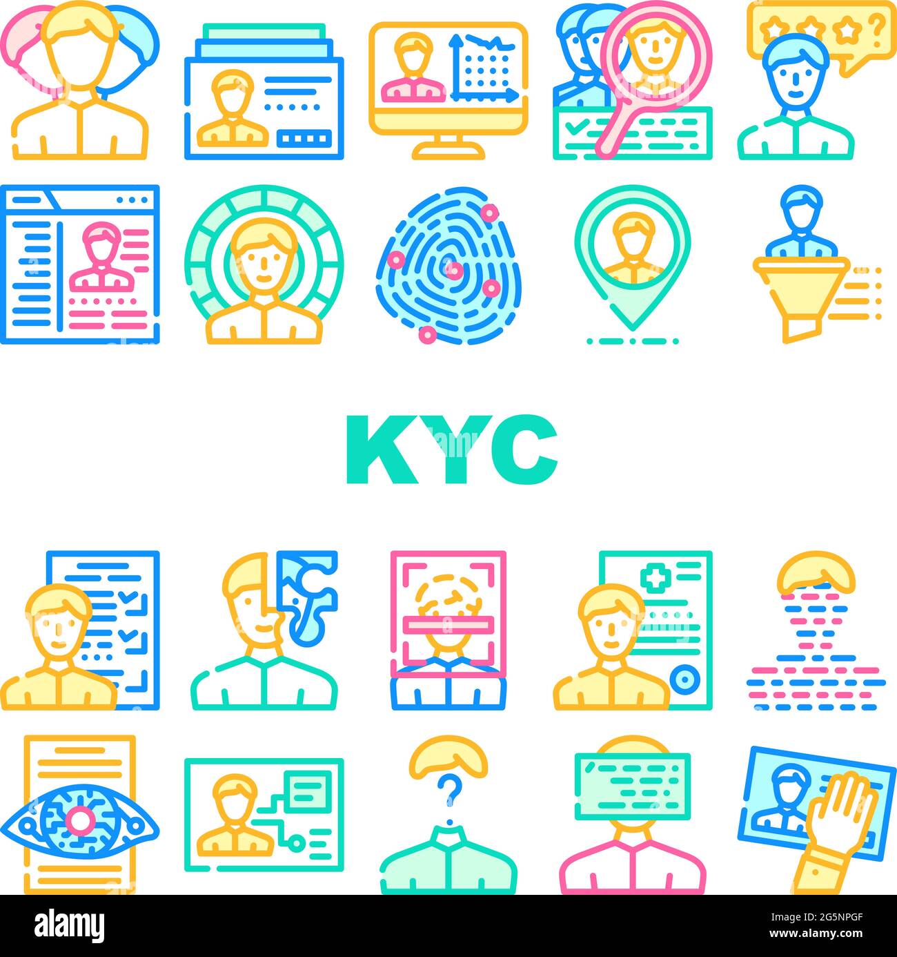 Kyc logo Stock Vector Images - Alamy