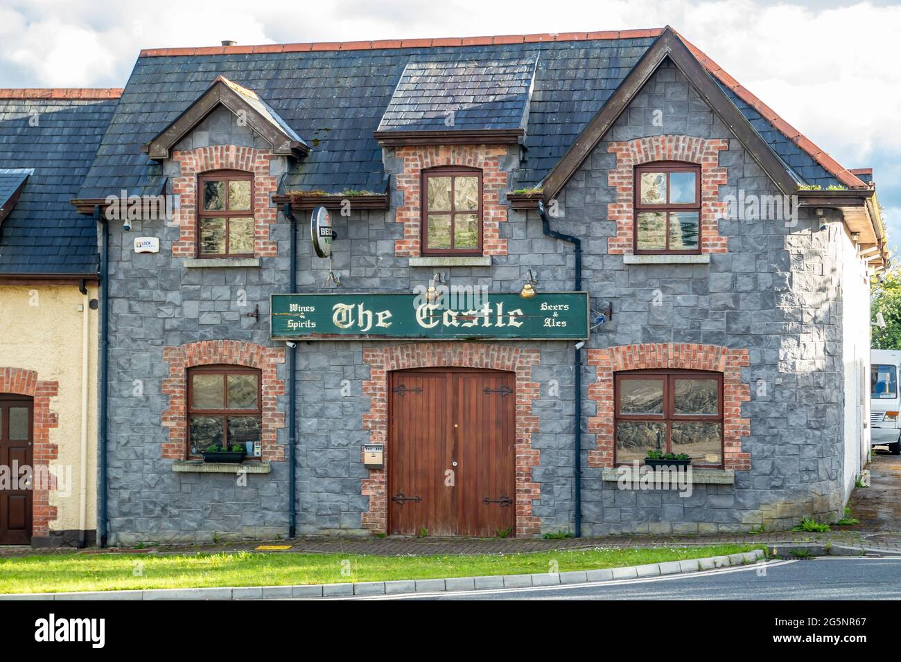 MANORHAMILTON, IRELAND - MAY 24 2021 : The town is reopening slowly ...