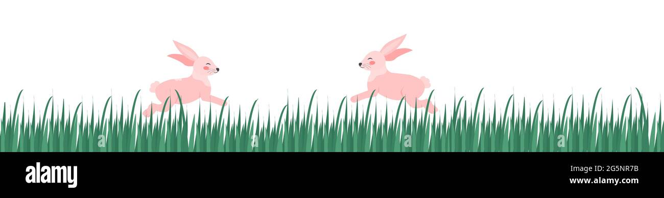 Long grass silhouette Stock Vector Images - Alamy