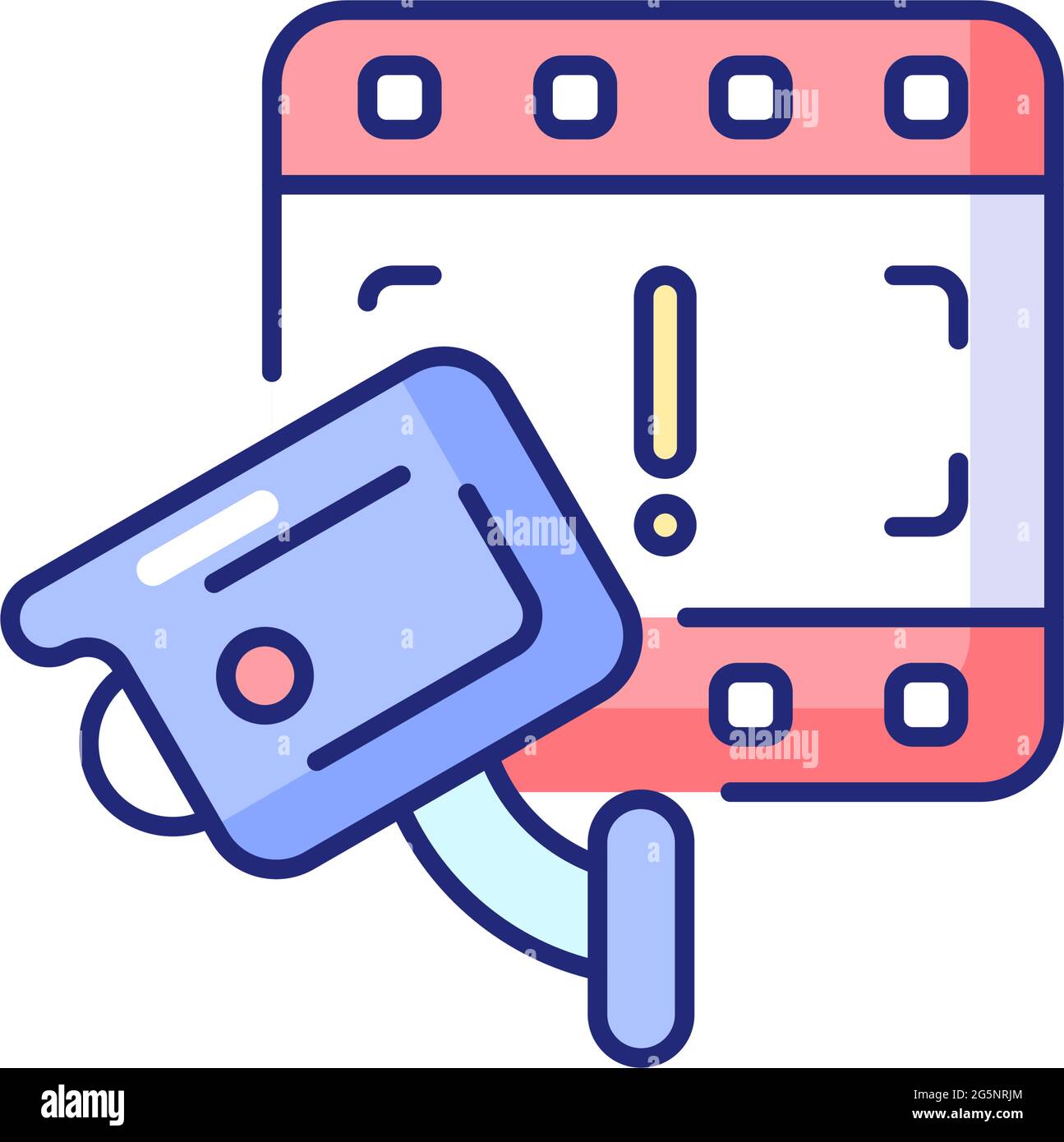 Cctv footage Stock Vector Images - Alamy