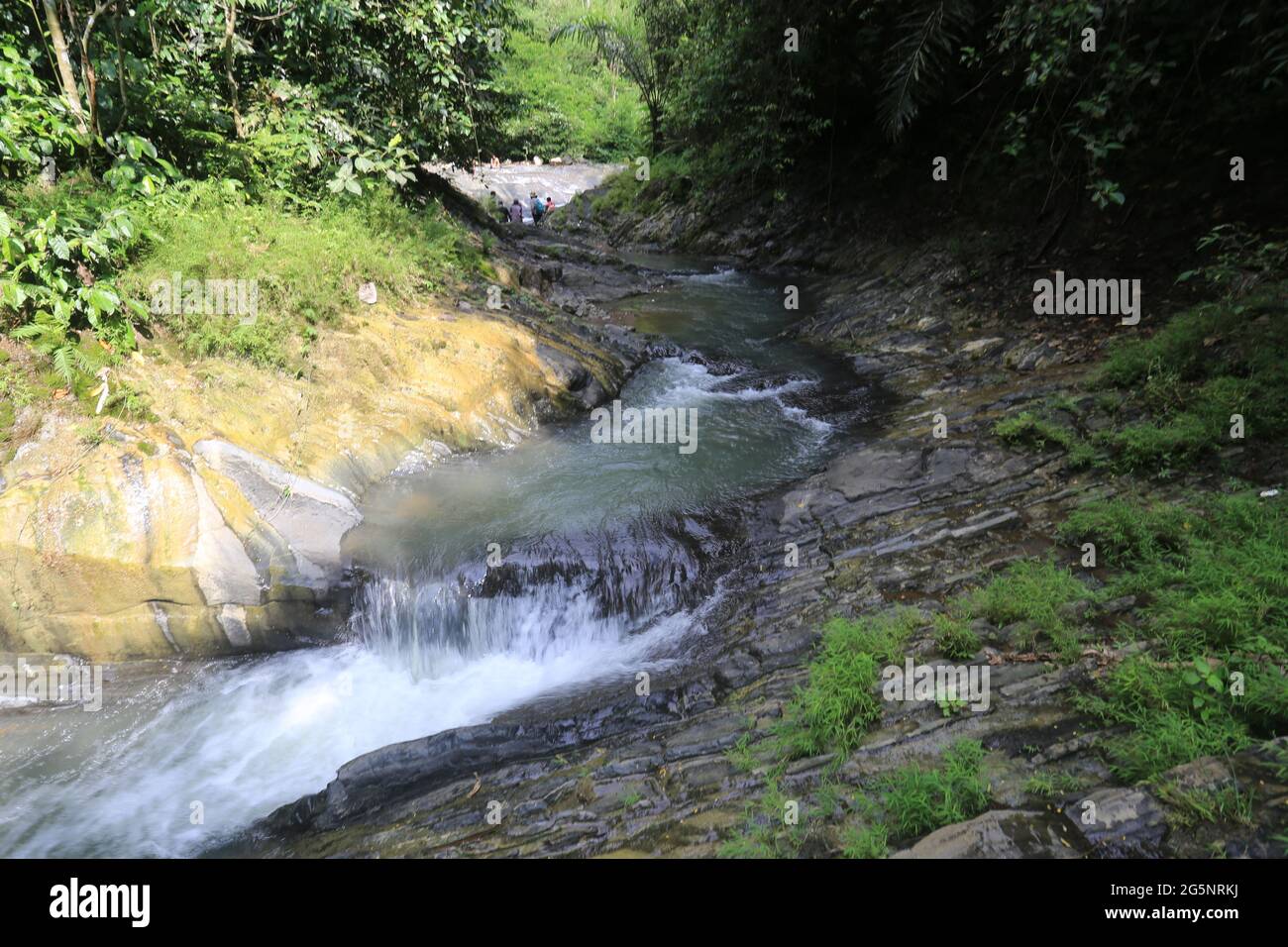 Water falls at tropical hills of West Java of Indoneia Stock Photo - Alamy