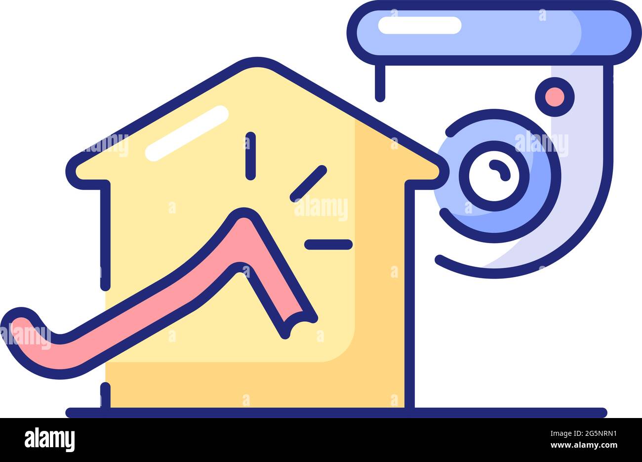 Avoiding crime Stock Vector Images - Alamy