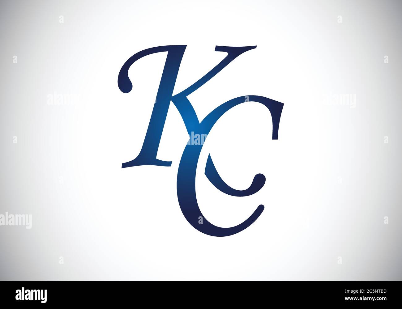 Initial KC Letter Logo With Creative Modern Business Typography Vector ...