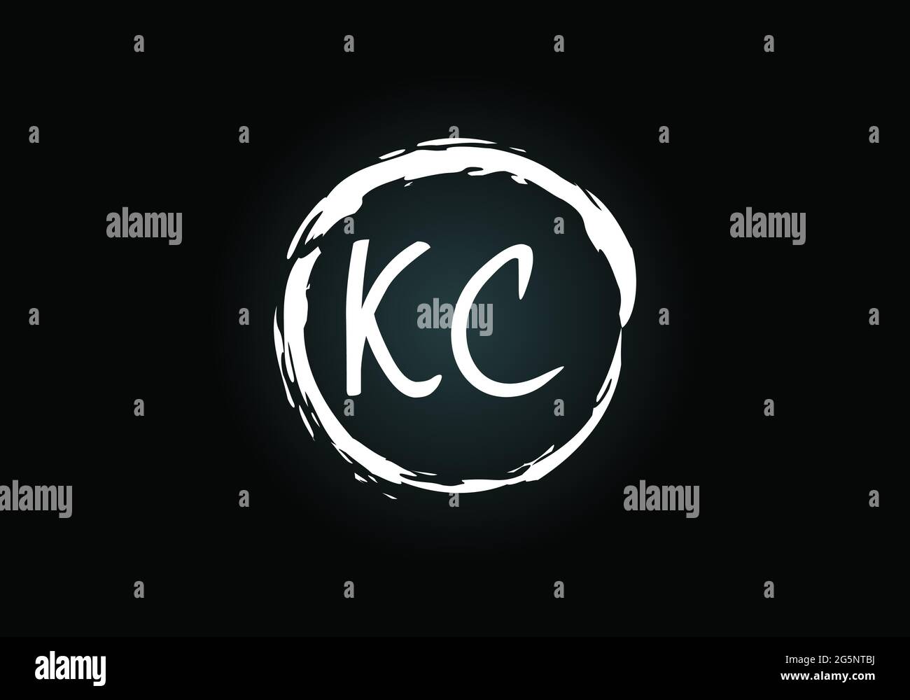 Initial KC Letter Logo With Creative Modern Business Typography Vector ...