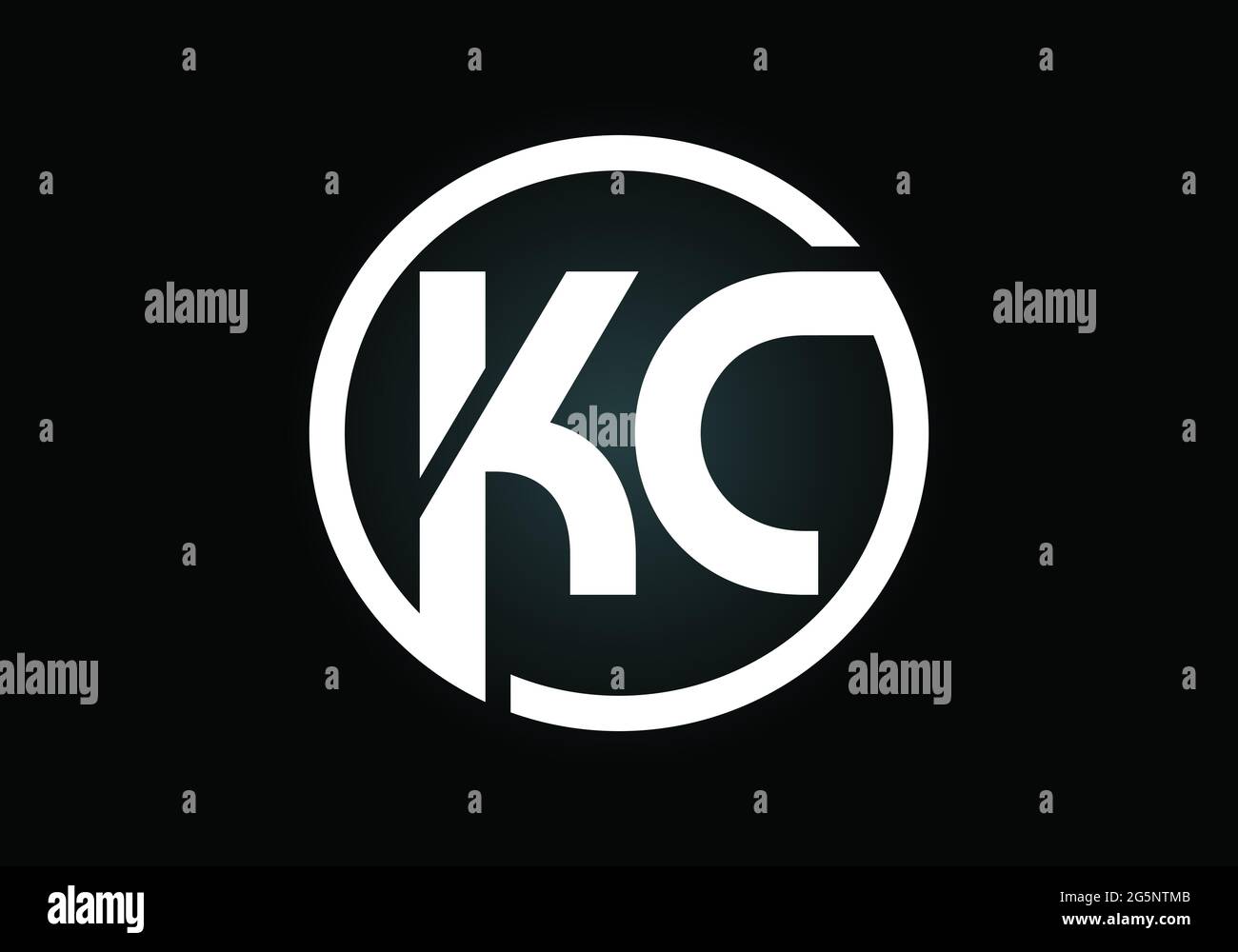 Initial KC Letter Logo With Creative Modern Business Typography Vector ...