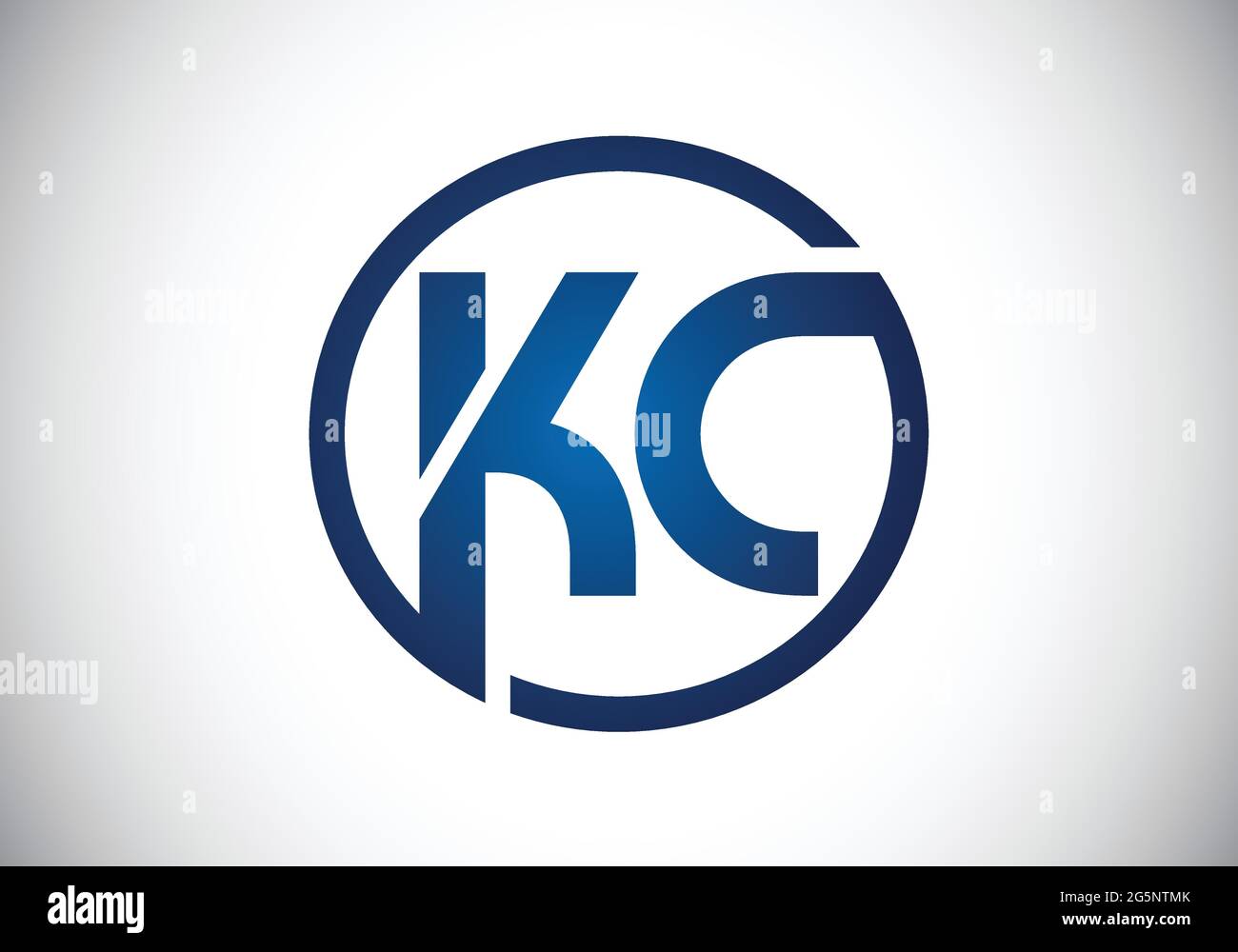 Initial KC Letter Logo With Creative Modern Business Typography Vector ...