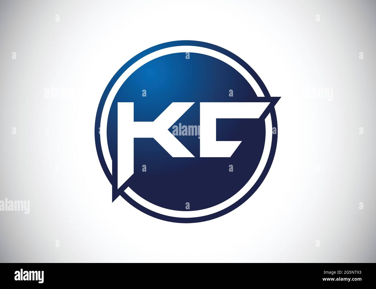 Initial KC Letter Logo With Creative Modern Business Typography Vector ...