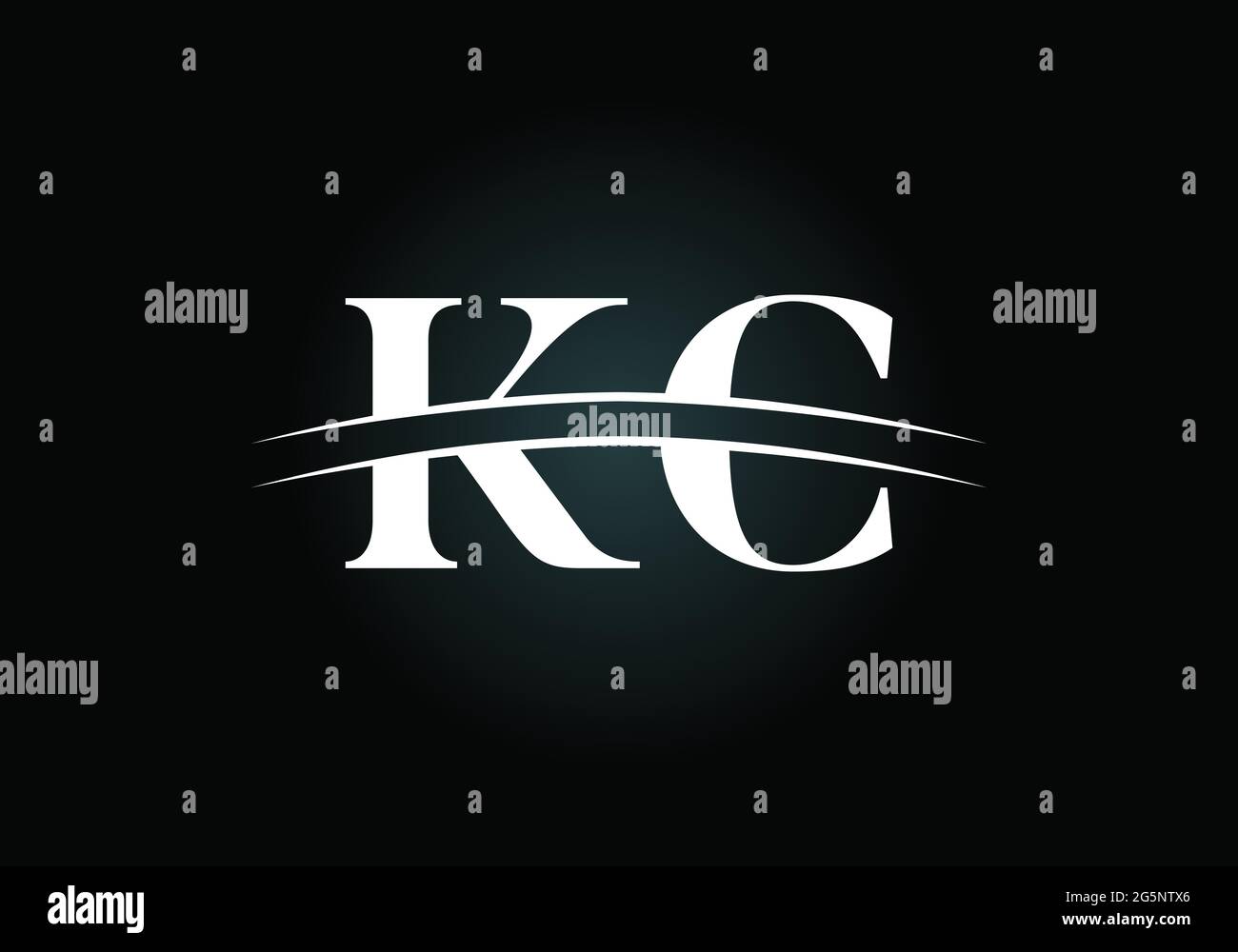 Initial KC Letter Logo With Creative Modern Business Typography Vector ...