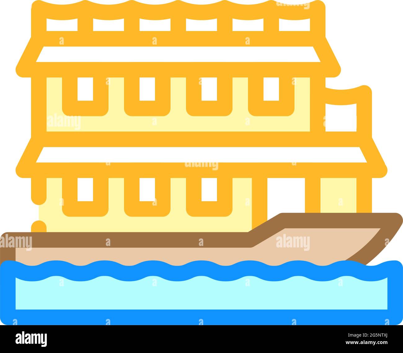 Floating apartment building Stock Vector Images - Alamy