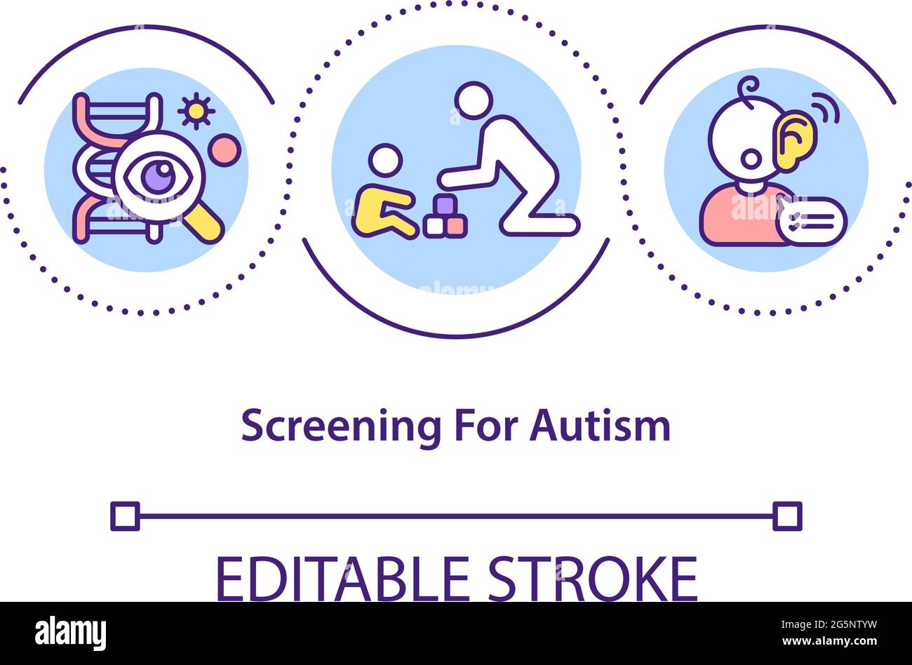 Mental health screening Stock Vector Images - Alamy