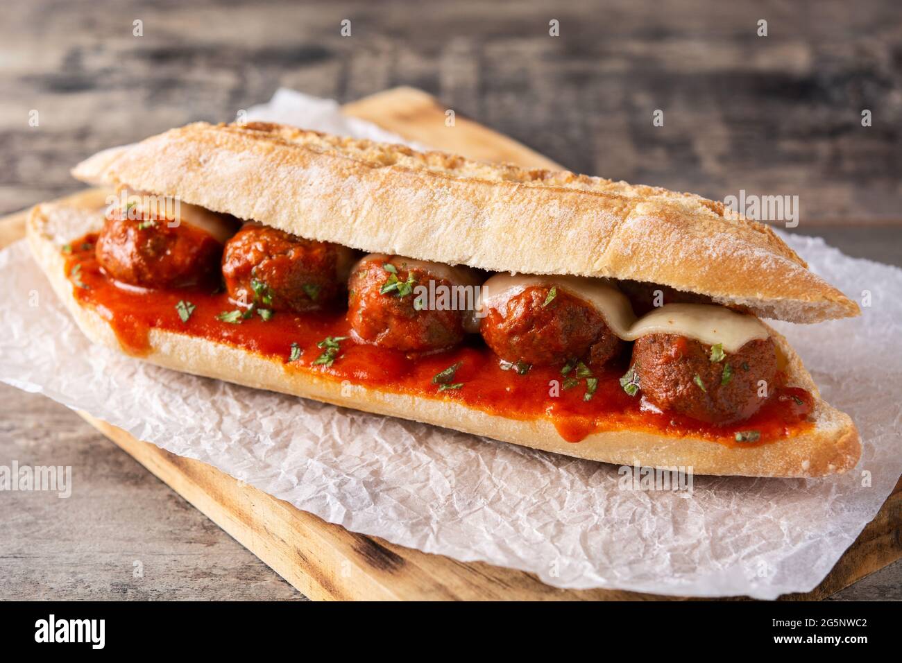 Parmesan meatball hi-res stock photography and images - Alamy