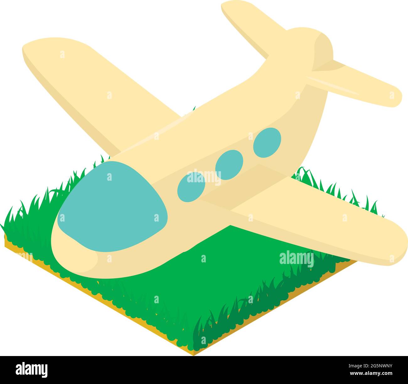 Airplane icon isometric vector. Passenger plane. Air transport Stock ...