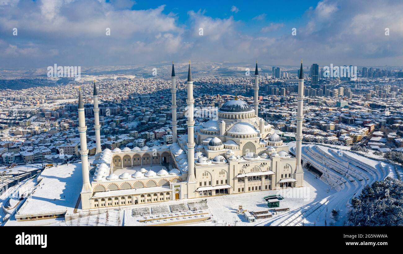 Camlica Mosque is the largest mosque in the history of the republic ...