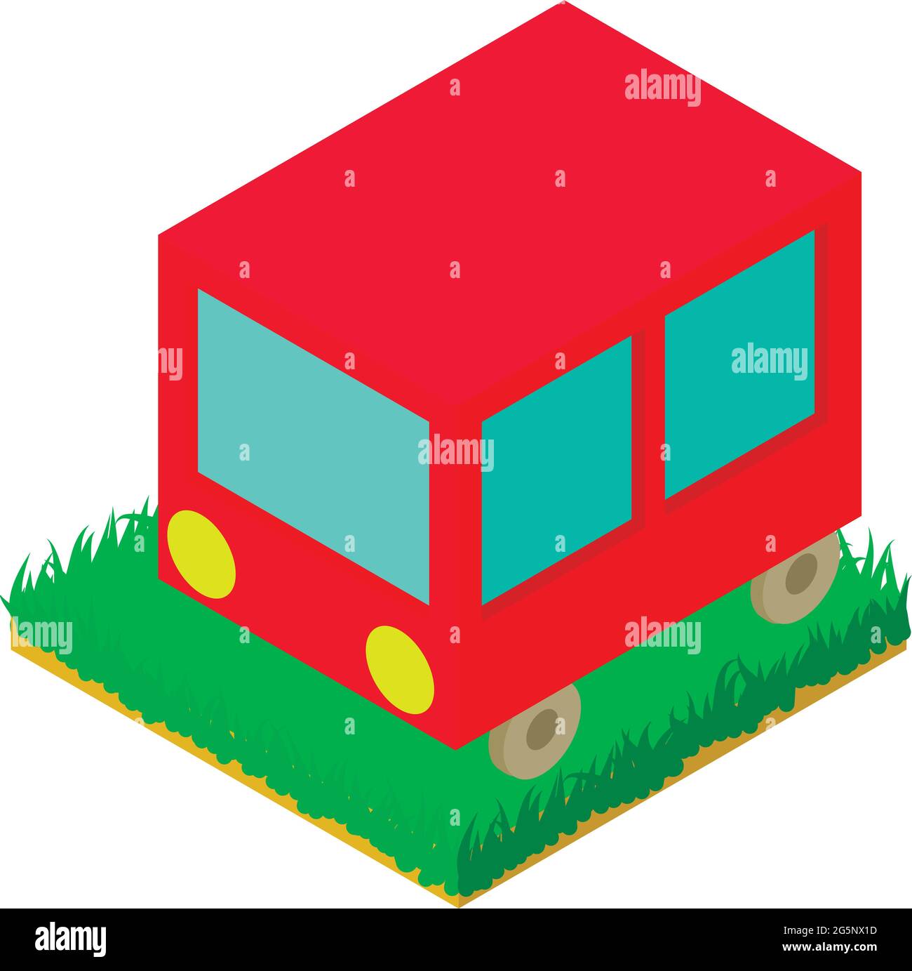 Bus icon isometric vector. Autobus. Public transportation Stock Vector ...