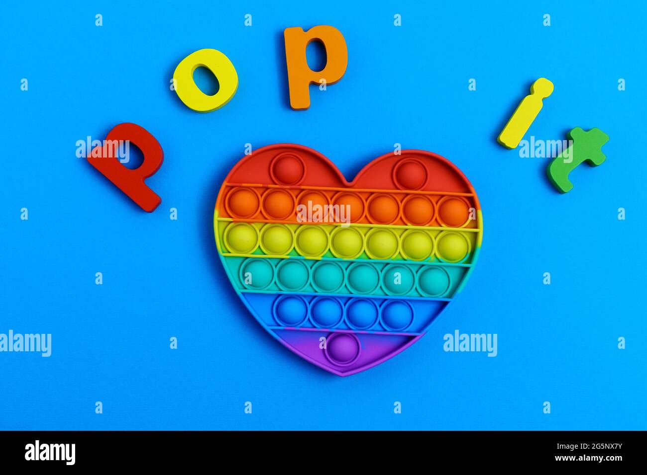 Toy pop it. Poppit is a new fidget toy, popular among children and ...