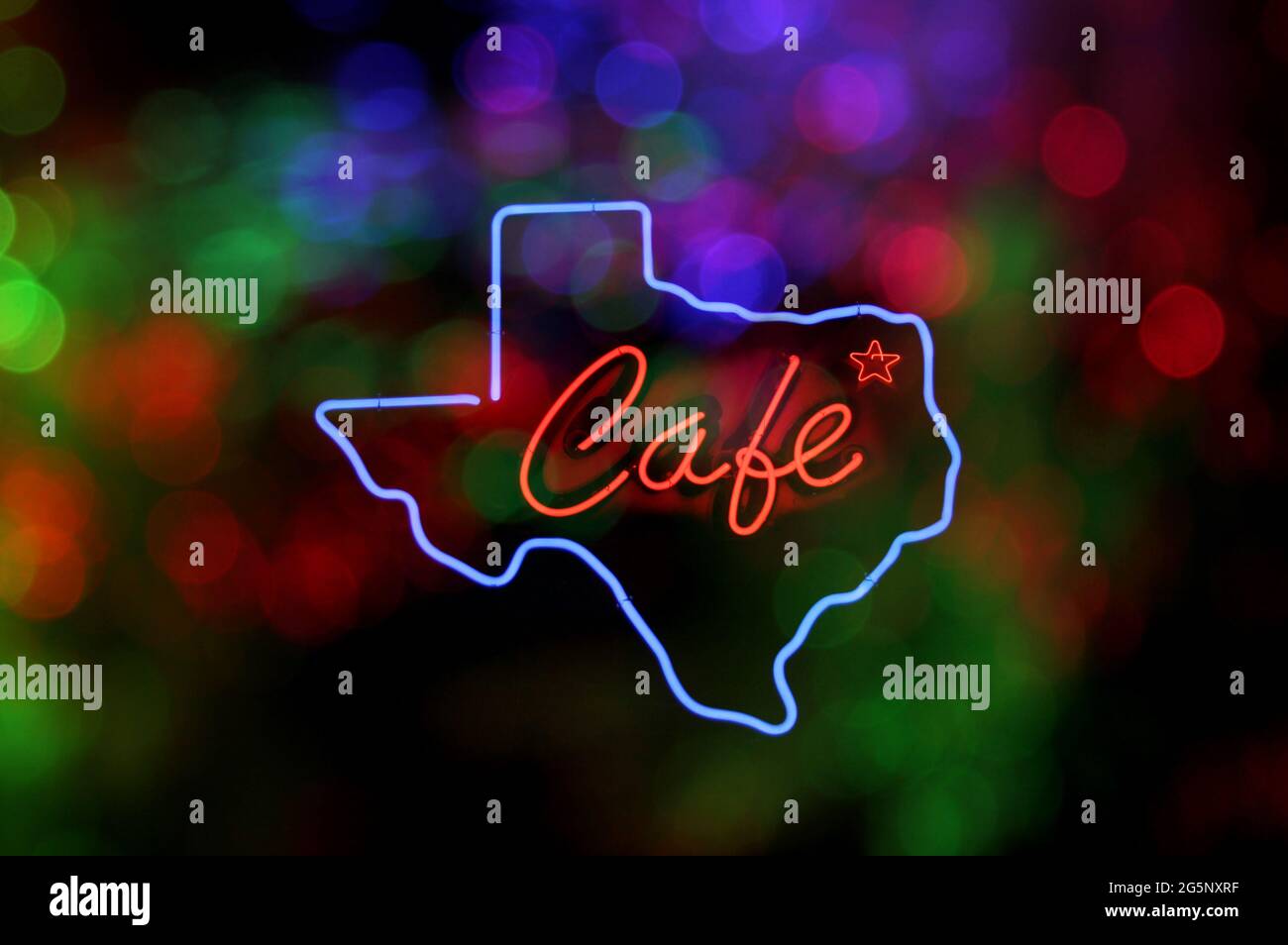 Texas vintage cafe hi-res stock photography and images - Alamy