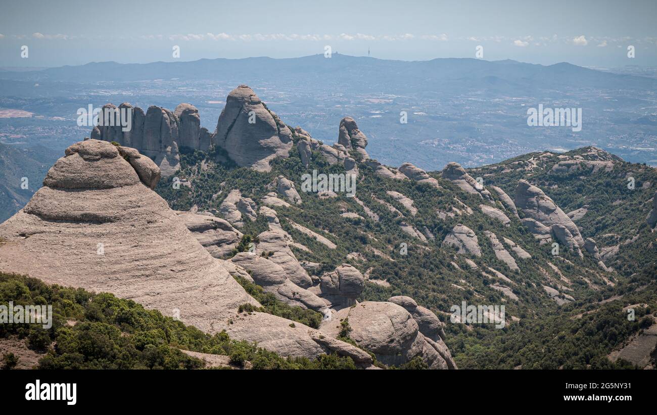 Top view pyrenees from montserrat hi-res stock photography and images ...