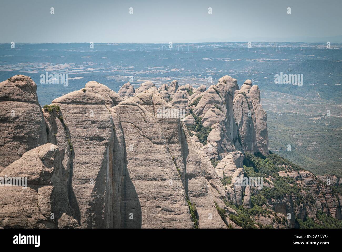 Top view pyrenees from montserrat hi-res stock photography and images ...