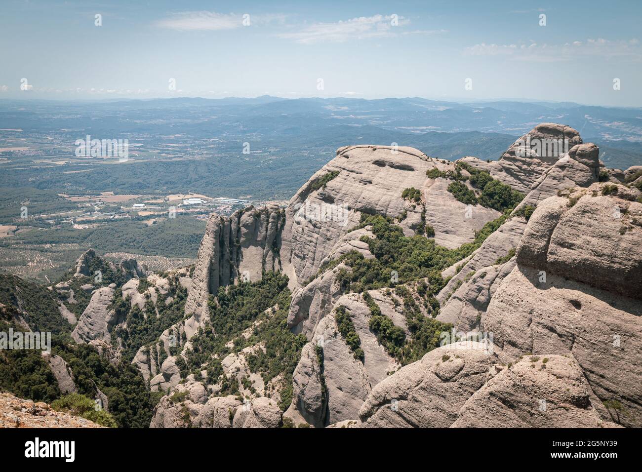 Top view pyrenees from montserrat hi-res stock photography and images ...