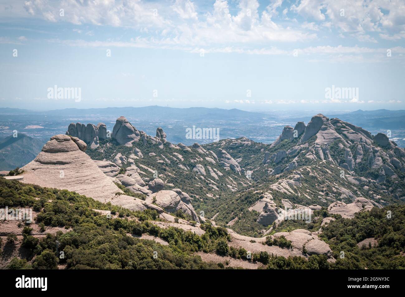 Top view pyrenees from montserrat hi-res stock photography and images ...