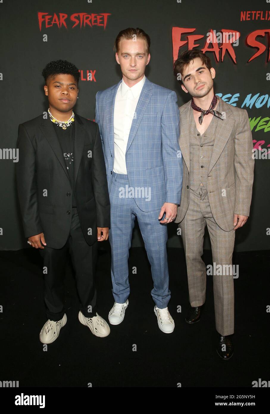 Los Angeles, CA -June 28 - McCabe Slye, Benjamin Flores Jr. and Ted ...
